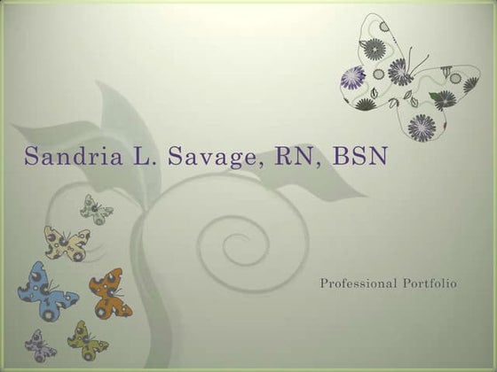 Violet Nursing Portfolio | PPT