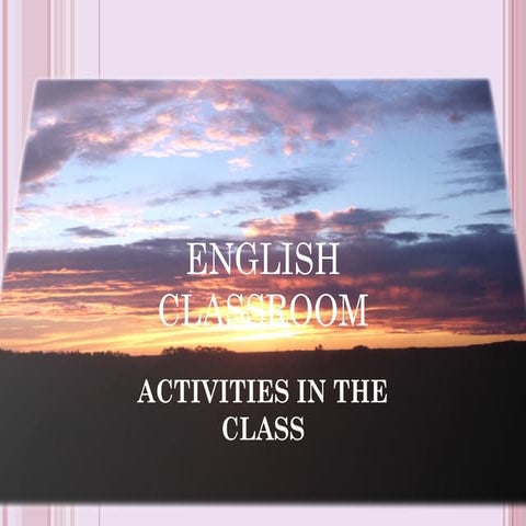 My english classroom | PPT