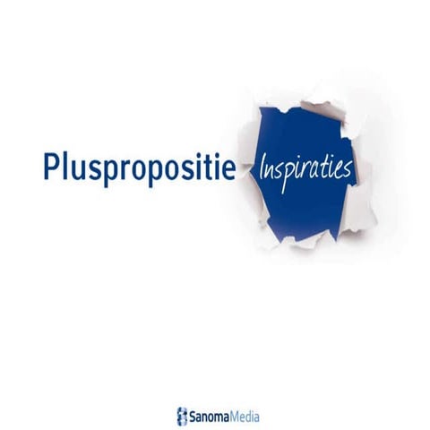 Plusproposities (PPP) Inspiratie in print | PPTX