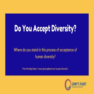 Do you accept diversity? | PDF