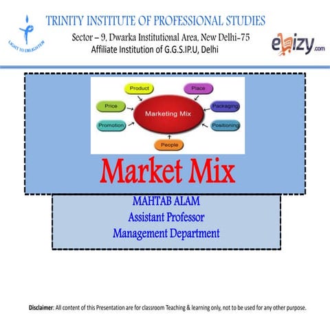 Market Mix | PPTX
