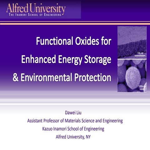 Functional Materials Lab Research Introduction | PPTX