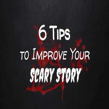 Writing a horror story by Keith Whelan | PPTX