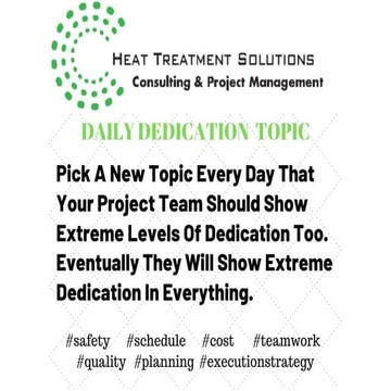Project Management Dedication Tips | PPT