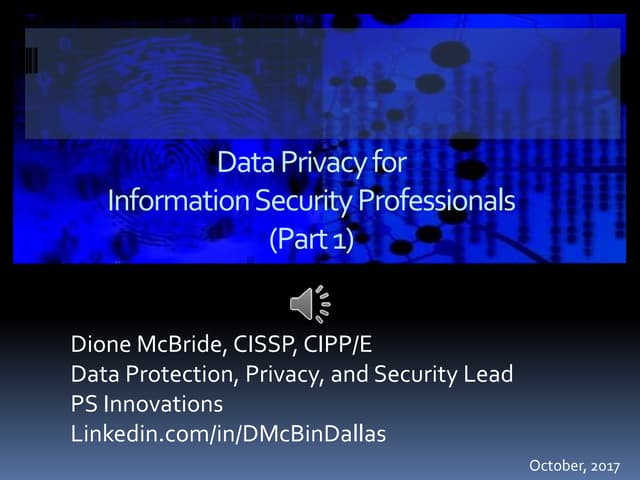 Privacy & Data Protection | PPTX