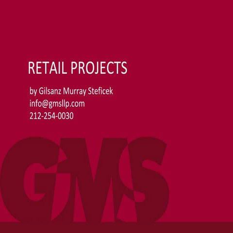 Retail Projects | PPTX