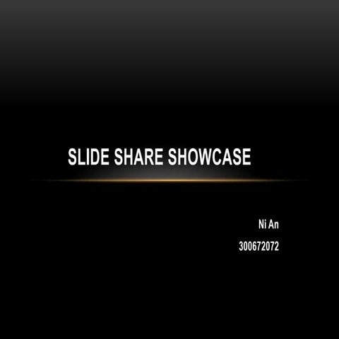 Slide share showcase | PPT