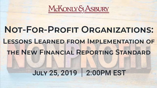 Presentation of Financial Statements of Not-For-Profit entities NFP a…