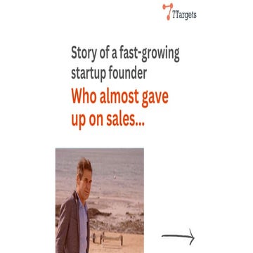 Slideshare Story of a SaaS founder - Sales assistant.pdf
