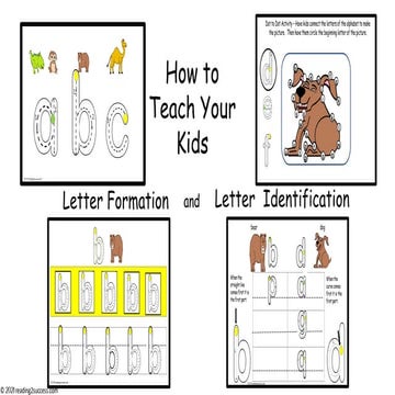 How to teach #lowercase letters to kids Focus is on letter formation ...