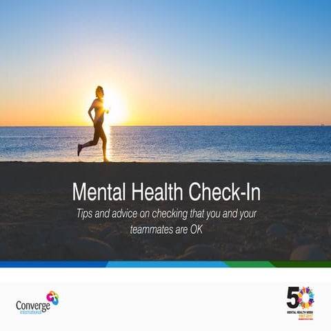 Mental Health Check-In Mental Health Week 2017 | PDF