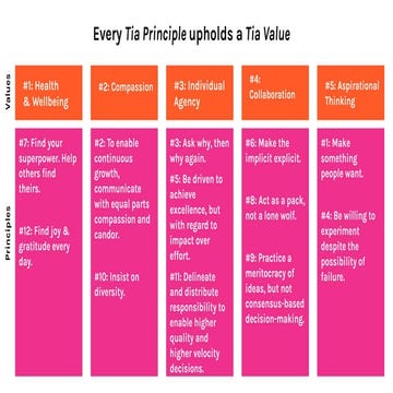 Tia Principles and Values | PDF