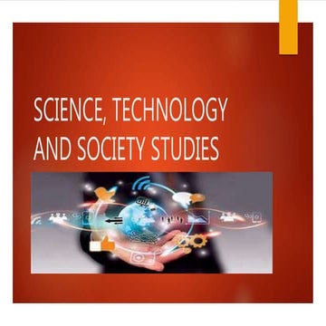 Science, Technology, & Society in the 20th century | PPTX