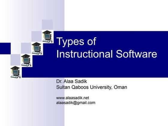 Ed.tech.ii chapter 6 (instructional software for classroom use) | PPTX
