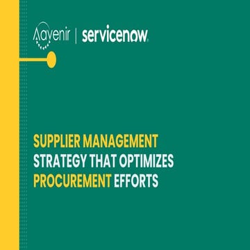 [Hot Tips] Supplier Management Strategy that Optimizes Procurement ...