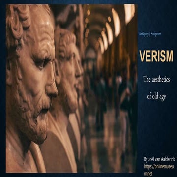 Verism: The aesthetics of old age | PPTX