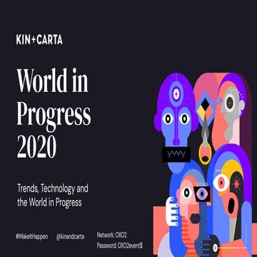 World in Progress 2020 | PPT