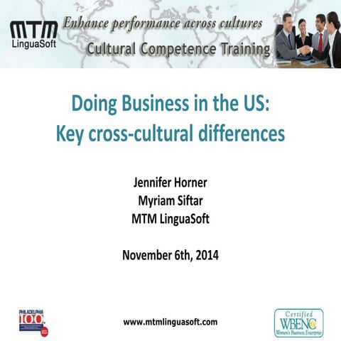 USA - Germany Cross Cultural Differences | PPTX