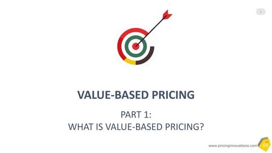 What is value based pricing? | PPT