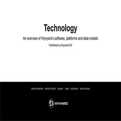 Wynyard Group -Technology modules | PPT