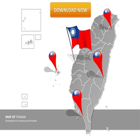 Taiwan Map by Slideshop | PPTX