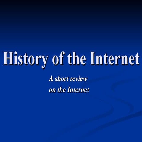 History of the Internet | PPT