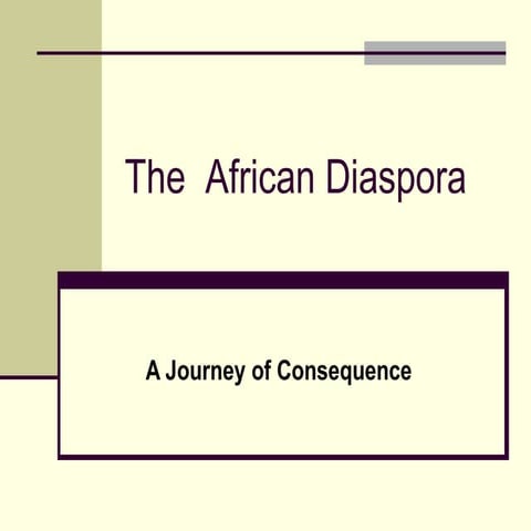 Images of the African Diaspora | PPT