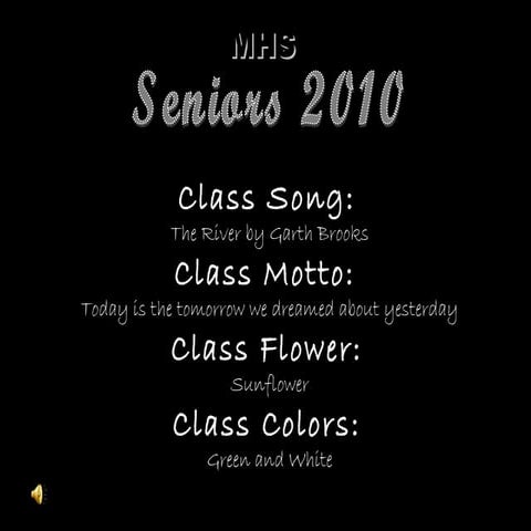 Senior Slideshow | PPT