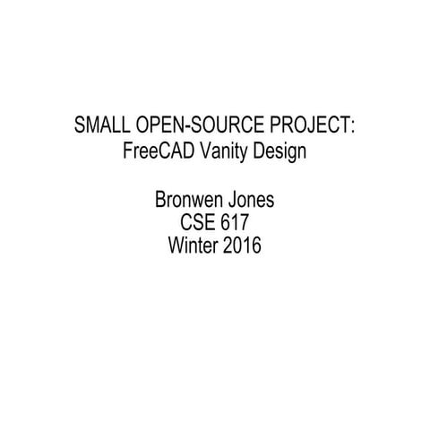 Small Open Source Project Ppt