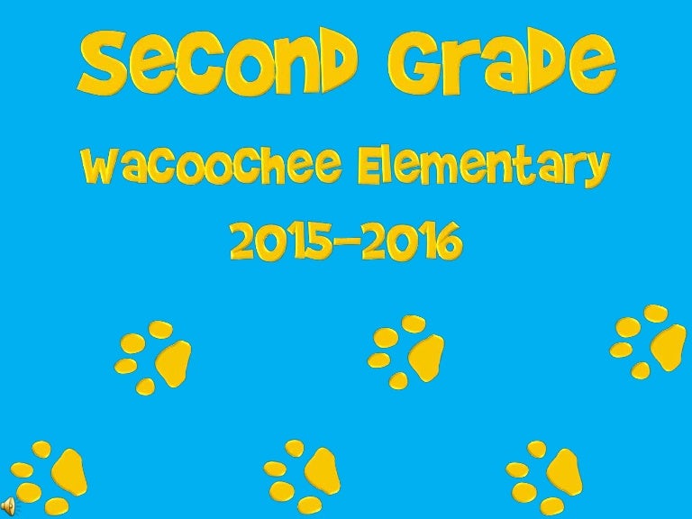2nd Grade Slideshow 2015-2016