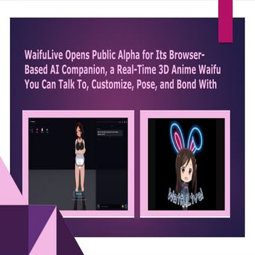 WaifuLive Opens Public Alpha for Its Browser-Based AI Companion — a ...