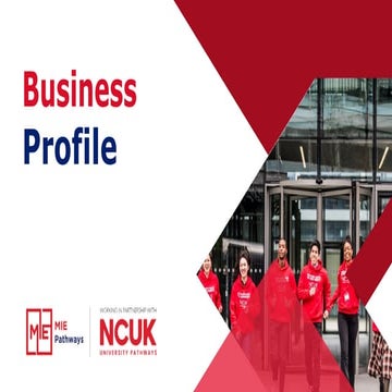 Slideshow - MIE Pathways Company Overview | PDF