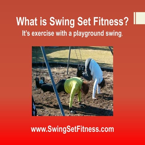 Swing Set Fitness Slideshow | PPT