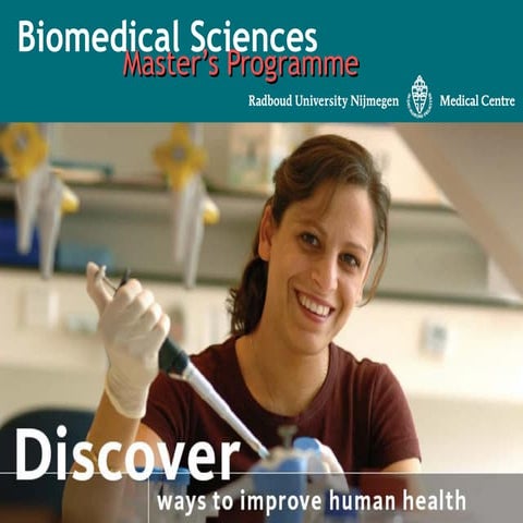 Radboud Biomedical Sciences Master Programs | PDF | Physical Therapy ...