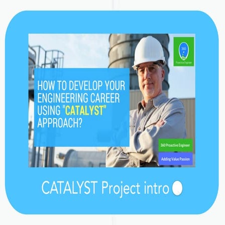 Career Development Project (CATALYST) introduction slides | PDF