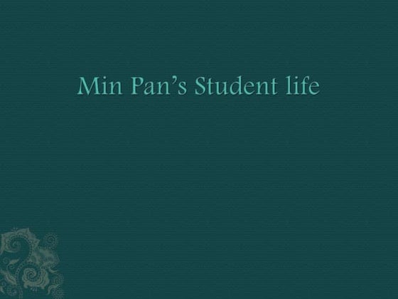 Min Pan, Student at Centennial college
