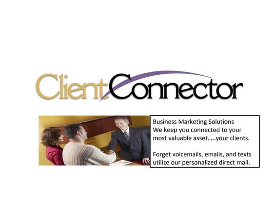 Client Connector presentations