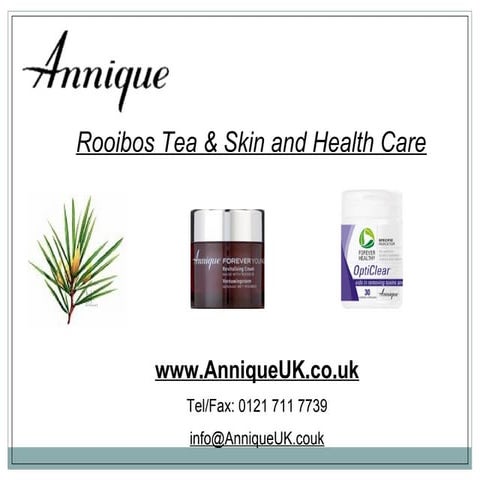 Annique Rooibos Products | PPT