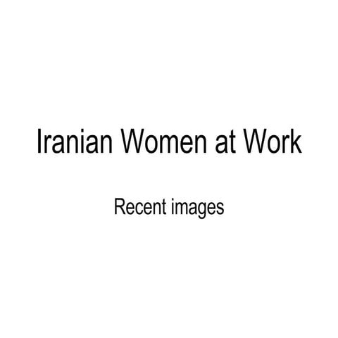 Slide Show Women At Work | PPT