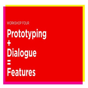 Workshop 4: ready, set, design! | PDF