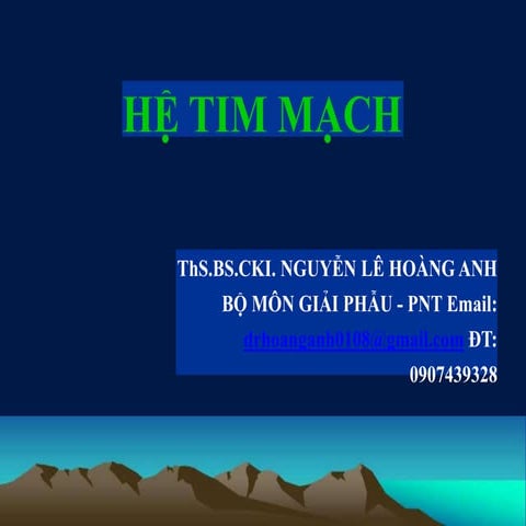 SLIDE SĐH TIM VÀ MẠCH MÁU.pptx