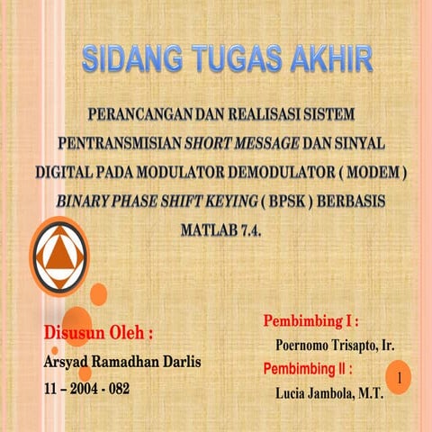 Slide Sidang Sarjana Arsyad Ramadhan Darlis | PPT