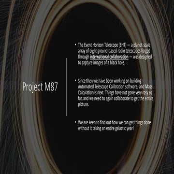 Project M87 | PDF