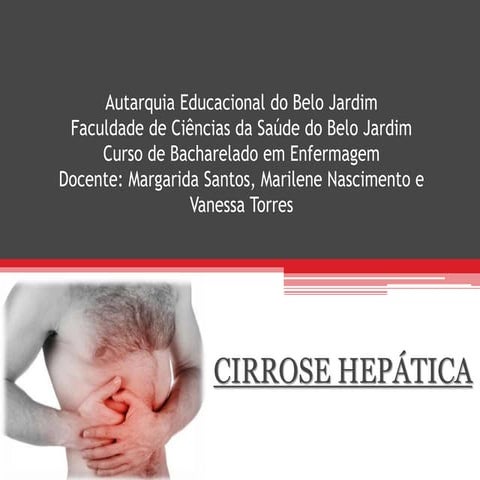 Cirrose hepática Imagens | PPTX