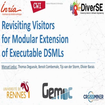 Revisiting Visitors For Modular Extension Of Executable Dsmls Ppt 1439
