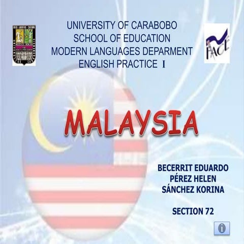 LET´S LEARN ABOUT MALAYSIA | PPTX