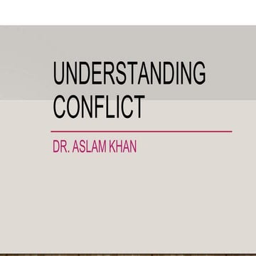 slides conflict word conflict management | DOCX | Dating | Family and Relationships