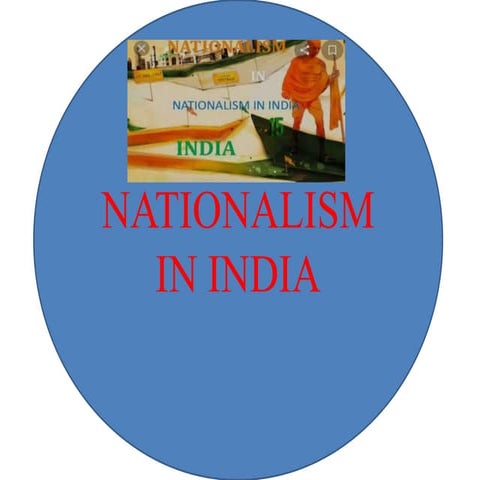Slides on nationalism in india | PPT