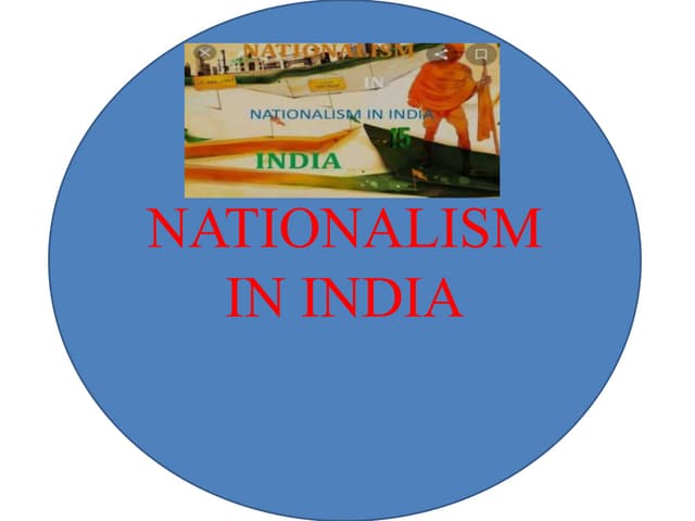 Nationalism In India ( Project) | PDF
