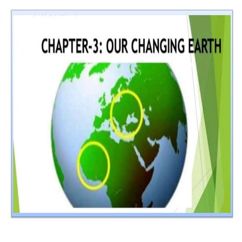 Slides on our changing earth | PPTX
